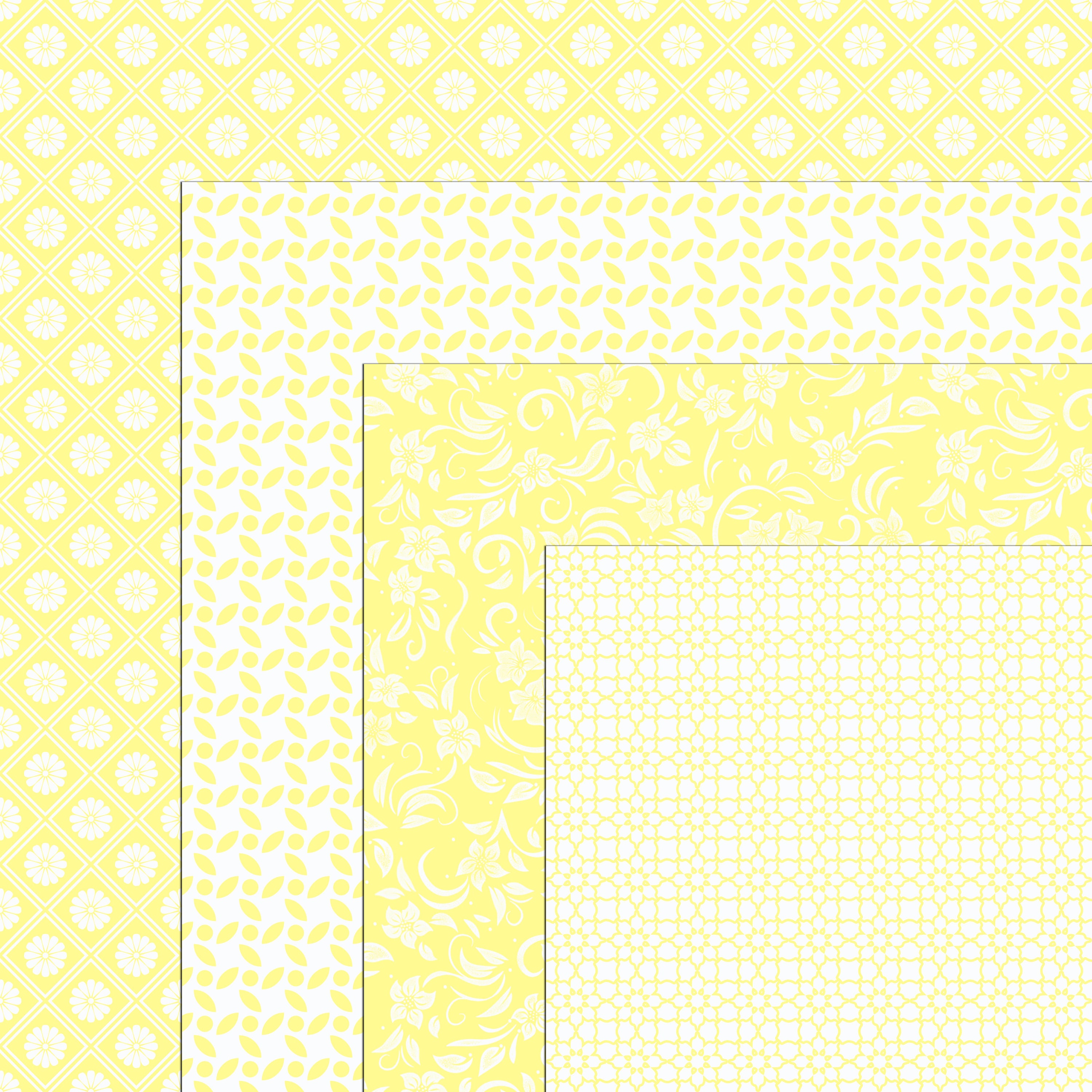 Pastel Floral Digital Paper Pack: Seamless Scrapbook Patterns (digital ...