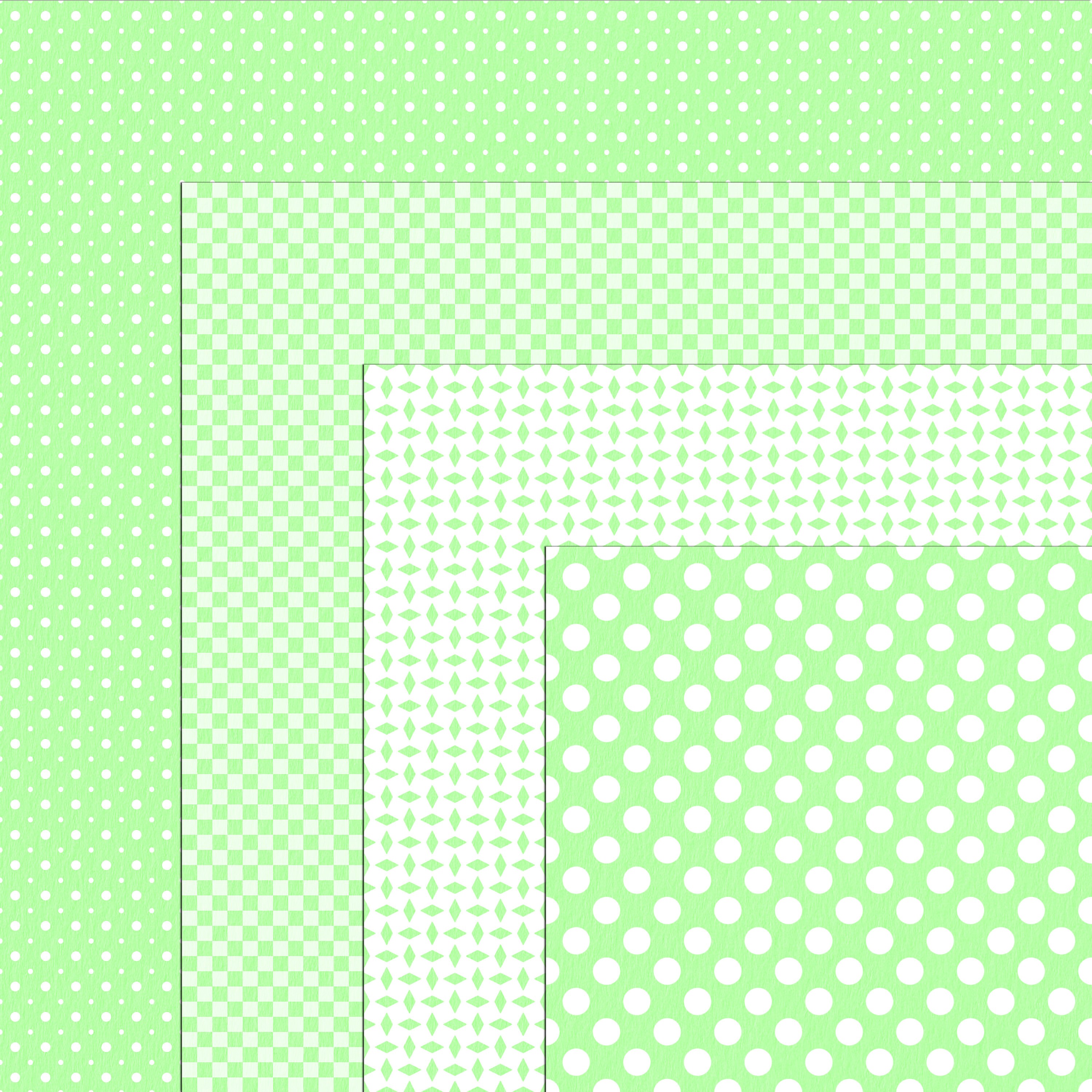 Pastel Green Digital Paper With Light Texture. Seamless Green Scrapbook ...