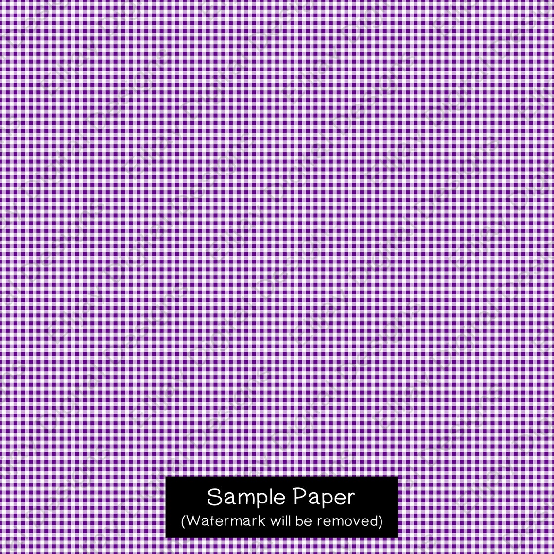 Gingham Digital Paper: 100 Colors, Seamless Pattern (digital Download ...