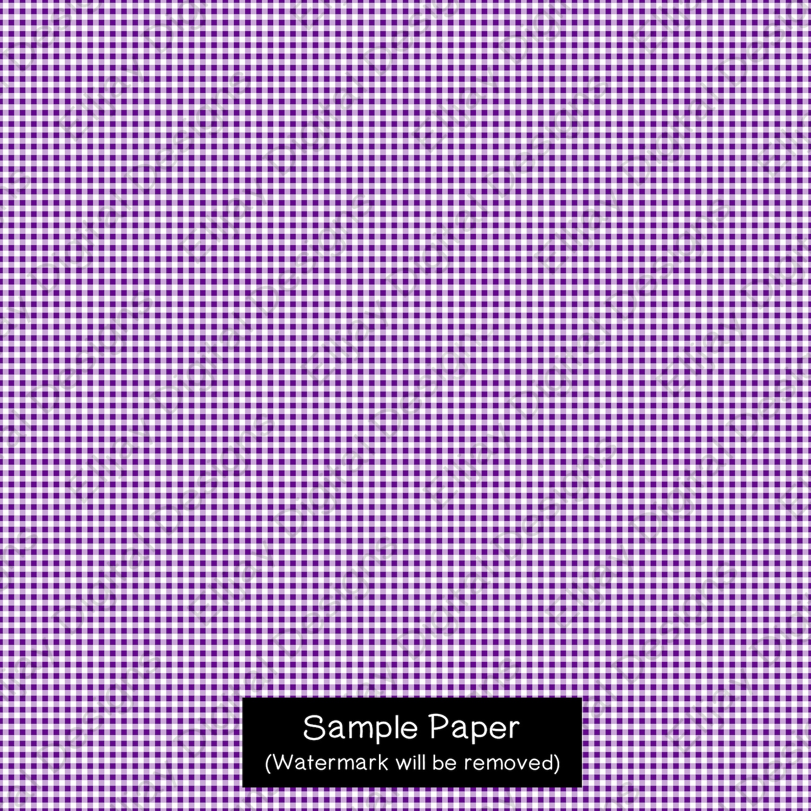100 Tiny White Gingham Digital Papers: Seamless Patterns (digital ...