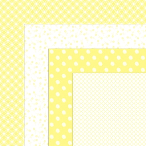 Pastel Yellow Digital Paper Pack With Light Texture. Great for Spring ...