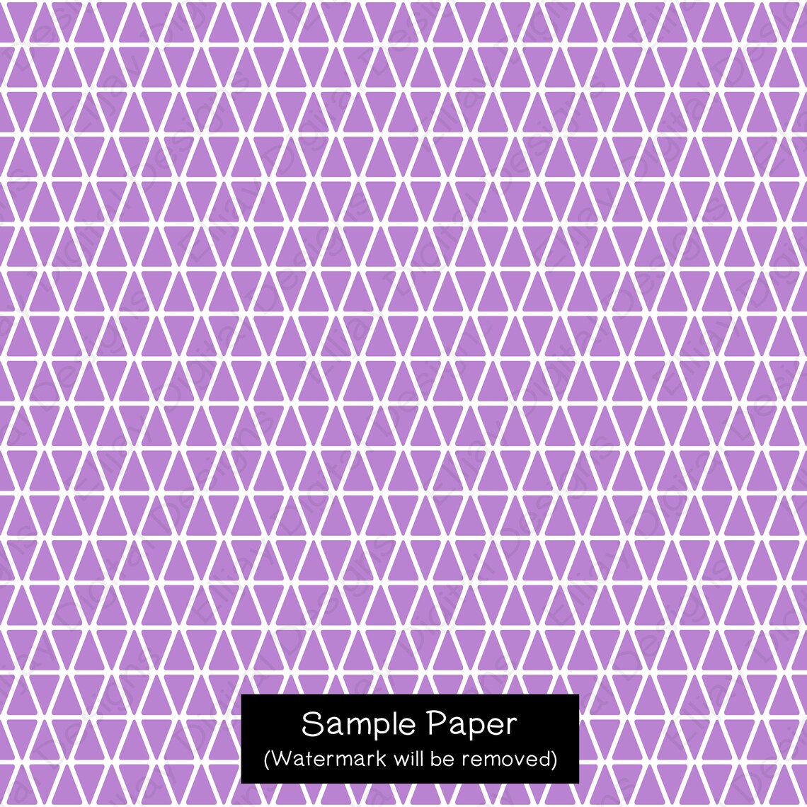 Triangles Digital Paper Pack. 100 Rainbow Colors. Seamless Patterns ...