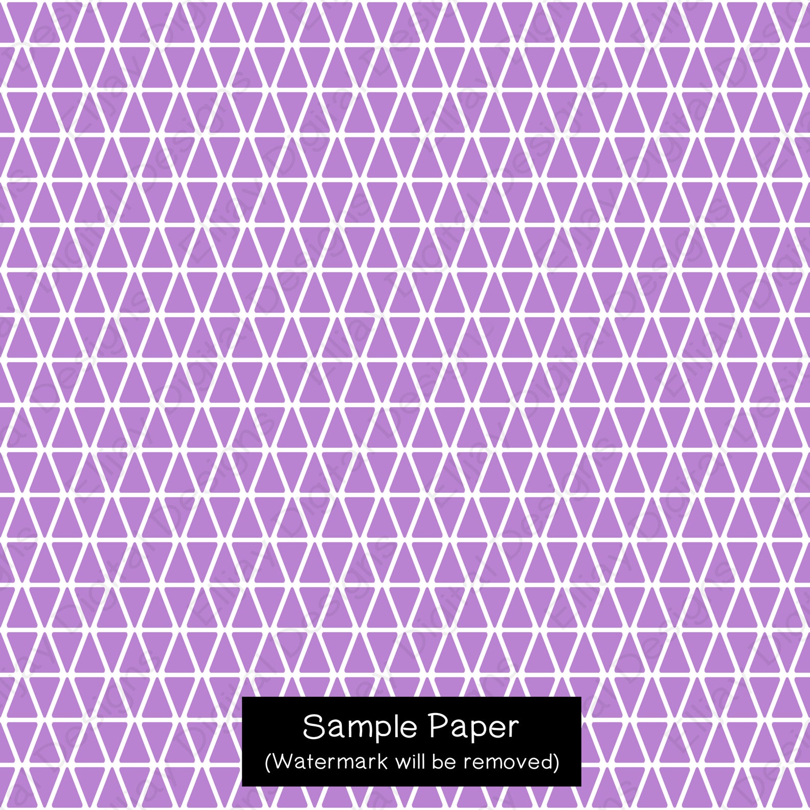 Triangles Digital Paper Pack. 100 Rainbow Colors. Seamless Patterns ...