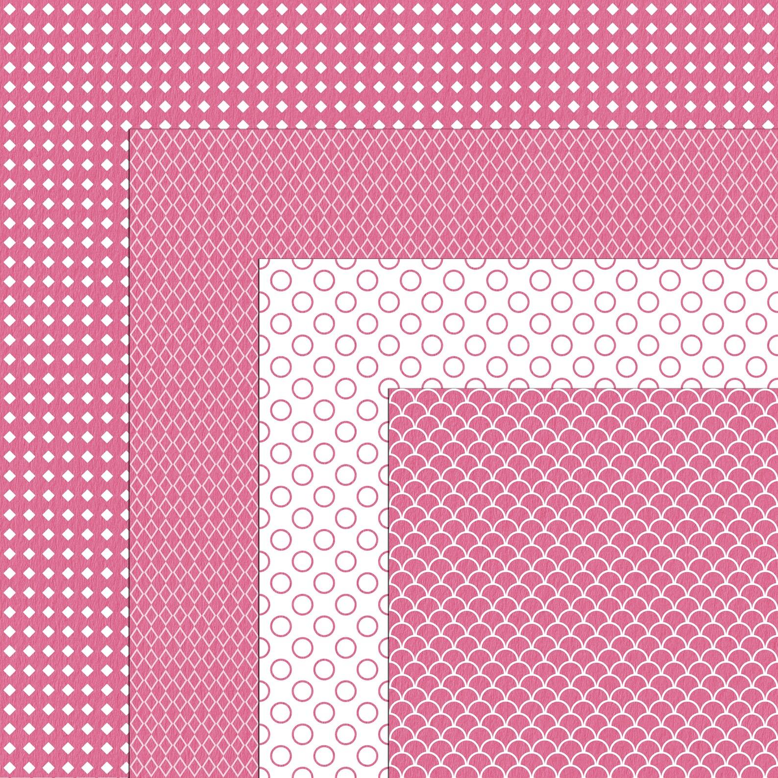 Pink Digital Paper With Light Texture. Seamless Violet Red Scrapbook ...