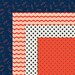 Navy Blue & Orange Digital Paper Pack. Sports Colors. Blue and Orange ...