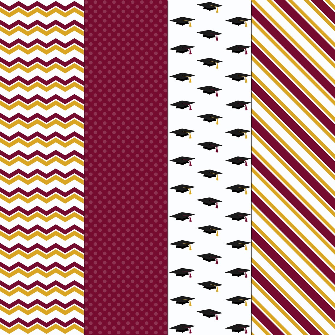 Maroon Gold 2025 Graduation Digital Paper. Class of 2025. Graduation ...