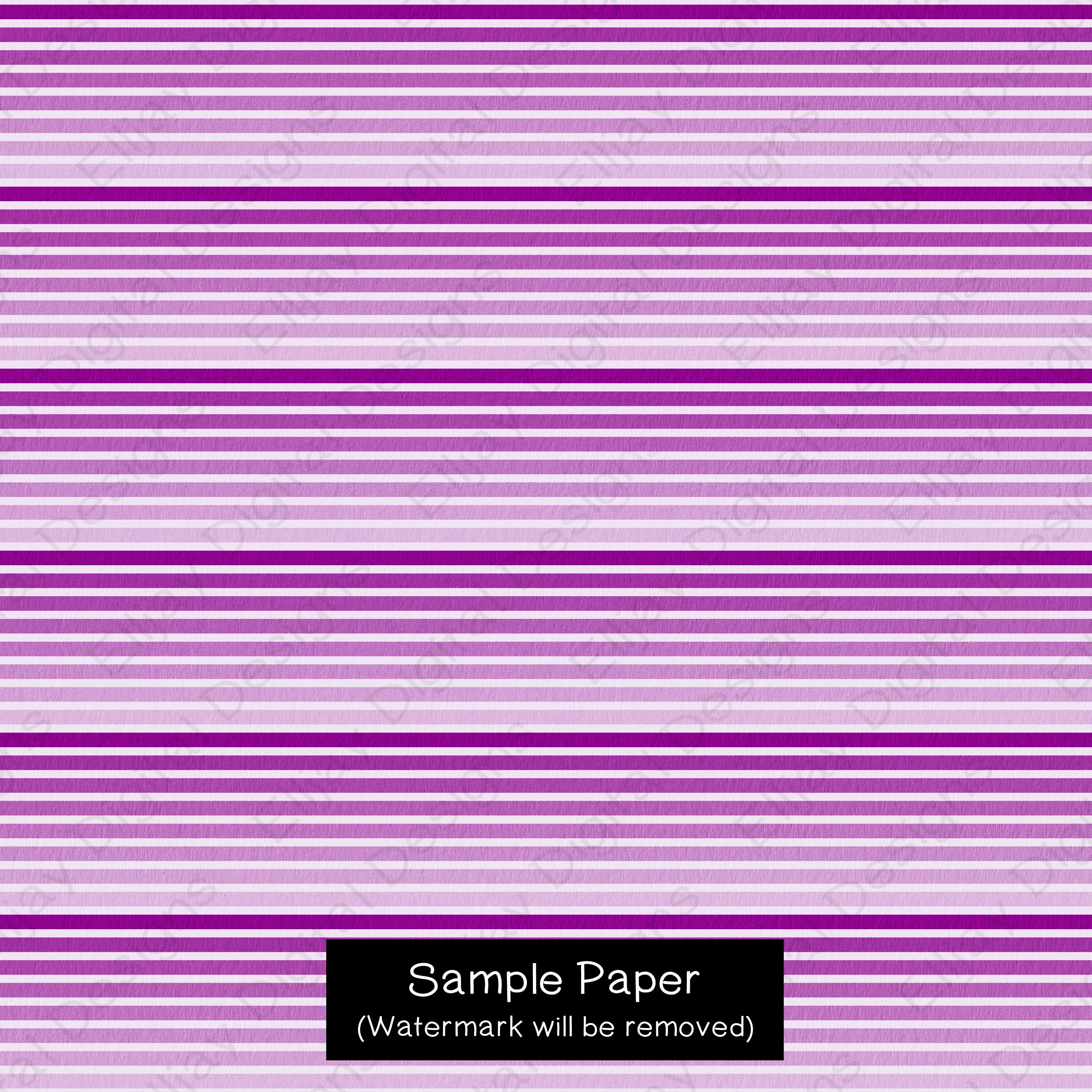 Ombre Stripes Digital Paper Pack: 100 Seamless Colors (digital Download ...