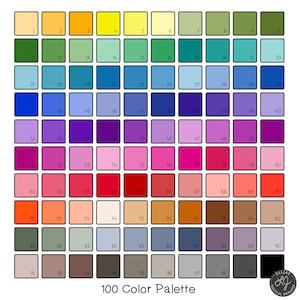Star Digital Paper Pack. 100 Colors. Small Pattern for Card Making ...