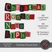 Christmas Ransom Note Alphabet: Red & Green PNG (digital Download) - Etsy