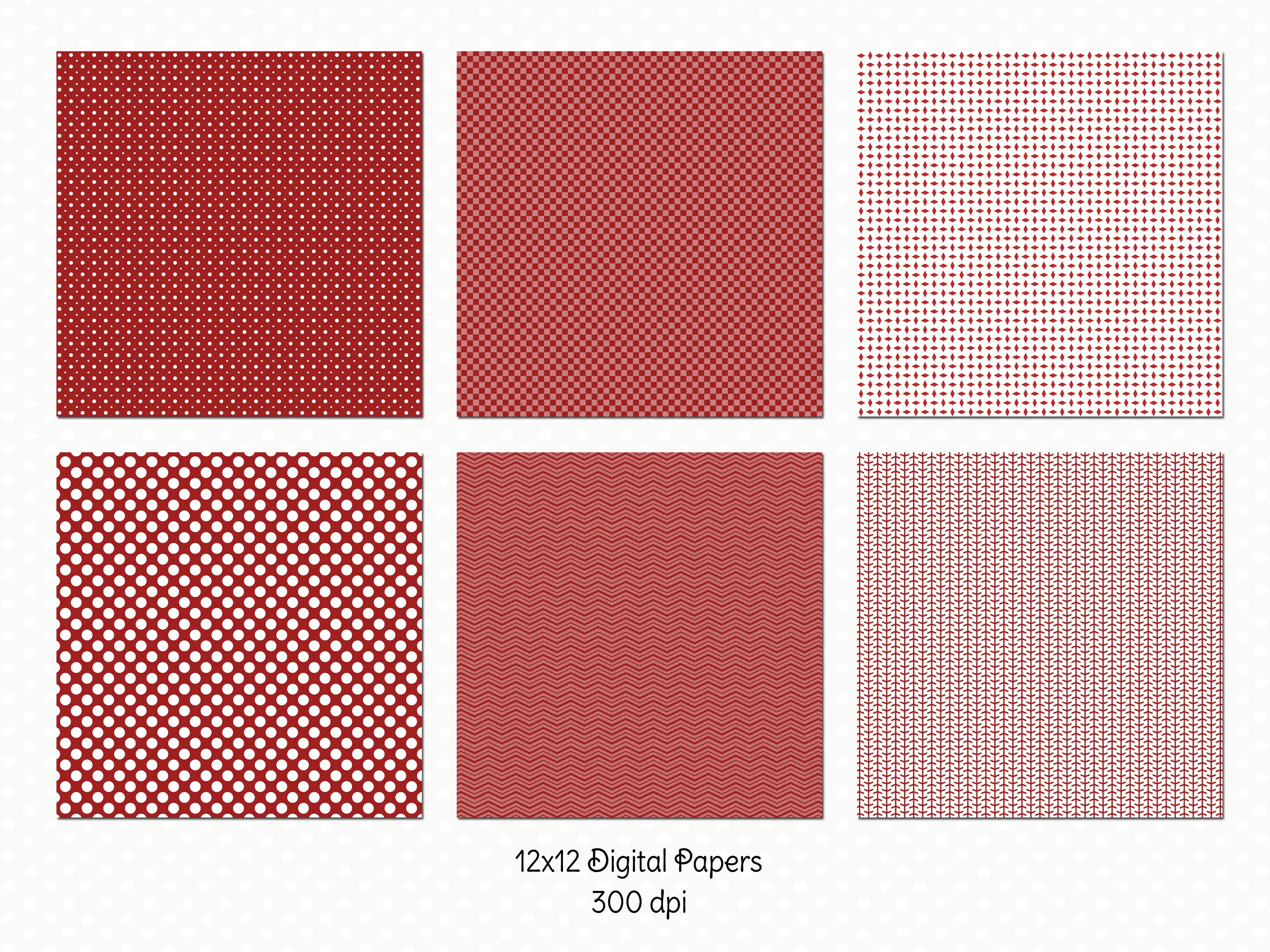 Red Digital Paper With Light Texture for Graduation, Scrapbooks, Crafts ...