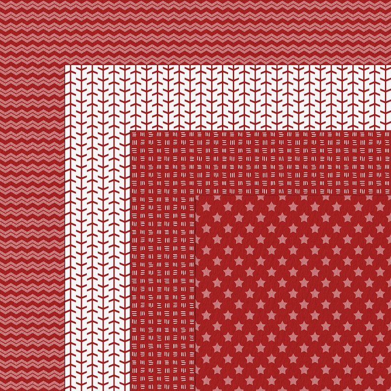 Red Digital Paper With Light Texture for Graduation, Scrapbooks, Crafts ...