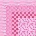 Pink Retro Digital Paper Pack. Retro Patterns in Shades of Pink. Pink ...
