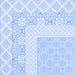 Pastel Blue Damask Digital Paper Pack: Vintage Floral Patterns (digital ...