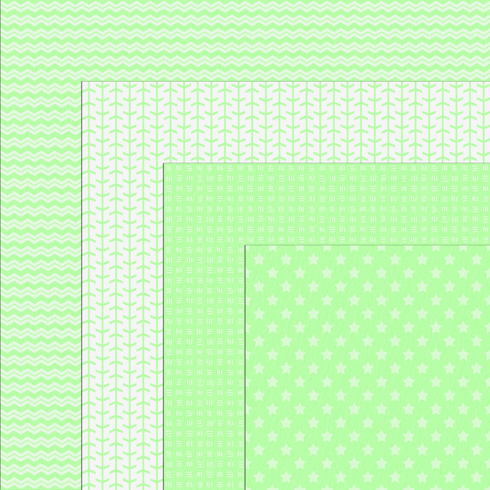 Pastel Green Digital Paper: Seamless Light Texture Scrapbook (digital ...