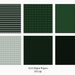 Black White and Green Digital Paper Pack. Patterns - Etsy