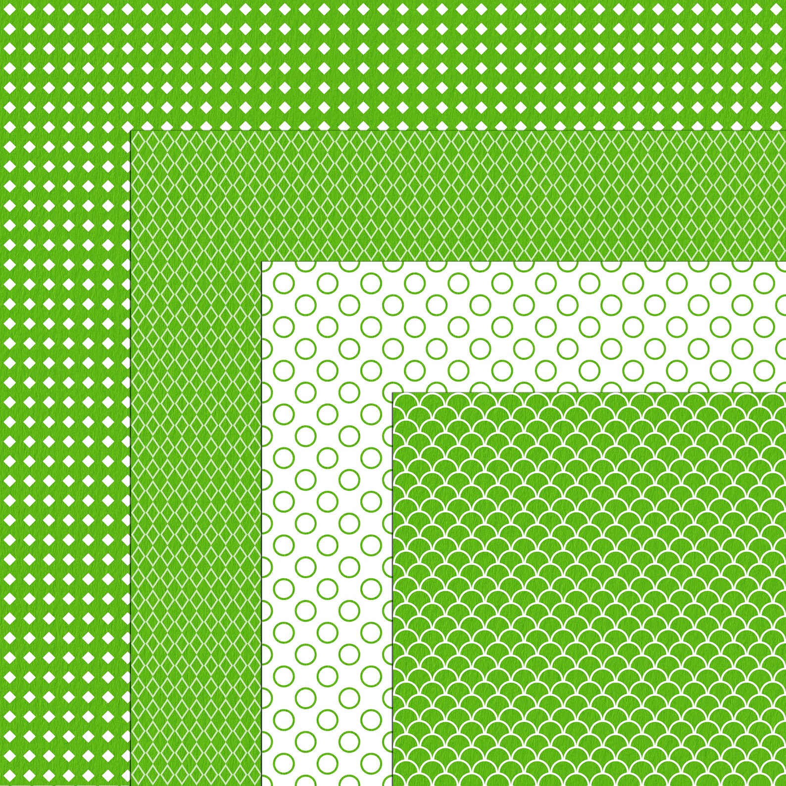 Kelly Green Digital Paper With Light Texture. Seamless Green Scrapbook ...