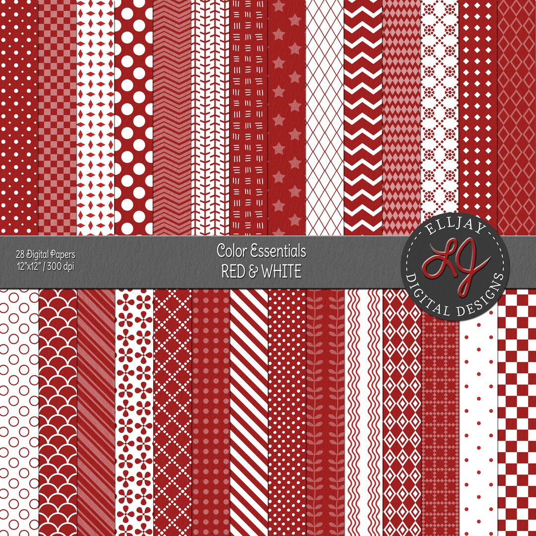 Red Digital Paper With Light Texture for Graduation, Scrapbooks, Crafts ...