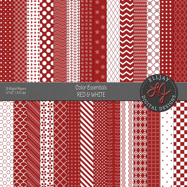 Red Digital Paper With Light Texture for Graduation, Scrapbooks, Crafts ...