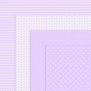 Lilac Digital Paper With Light Texture. Seamless Purple Scrapbook Paper ...