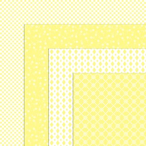 Pastel Yellow Digital Paper Pack With Light Texture. Great for Spring ...
