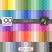 Flower Grid Pattern Digital Paper. 100 Colors. Printable Scrapbook and ...