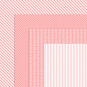 Pastel Red Digital Paper: Seamless Light Texture (12x12", 300 Dpi) - Etsy