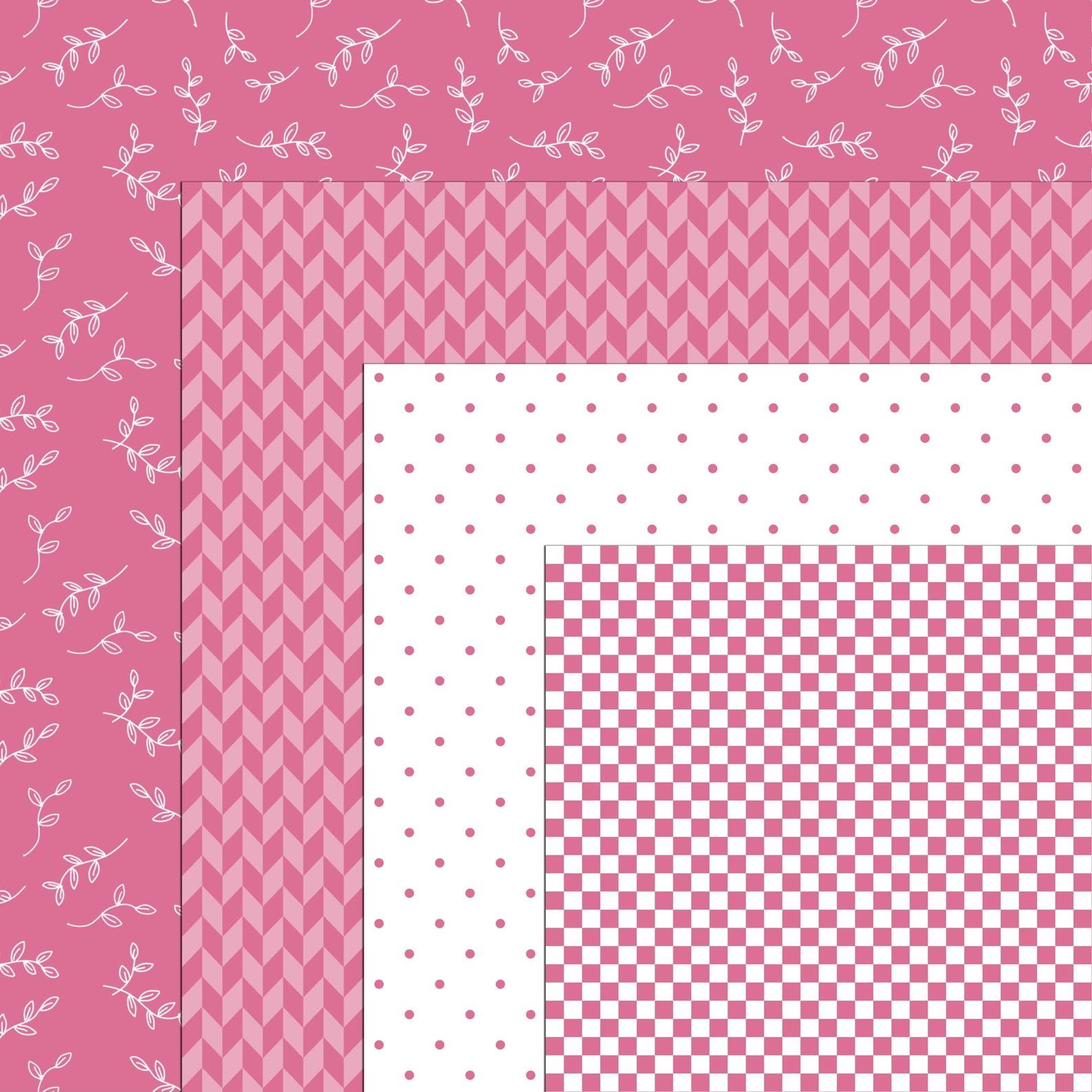 Pink Digital Paper Pack: Seamless Patterns (digital Download) - Etsy