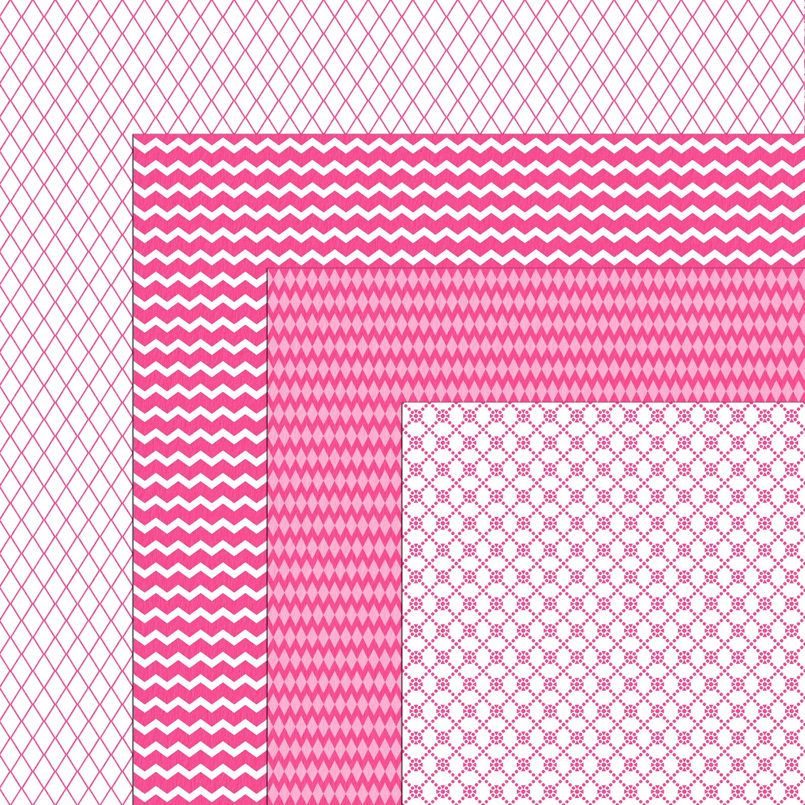 Pink Digital Paper With Light Texture. Seamless Pink Scrapbook Patterns ...