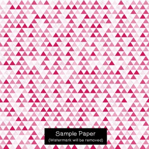 Multi Shade Triangles Patterned Digital Paper. Printable Geometric ...