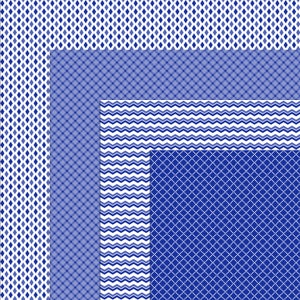 Royal Blue Digital Paper Pack With Small Patterns. Royal Blue ...