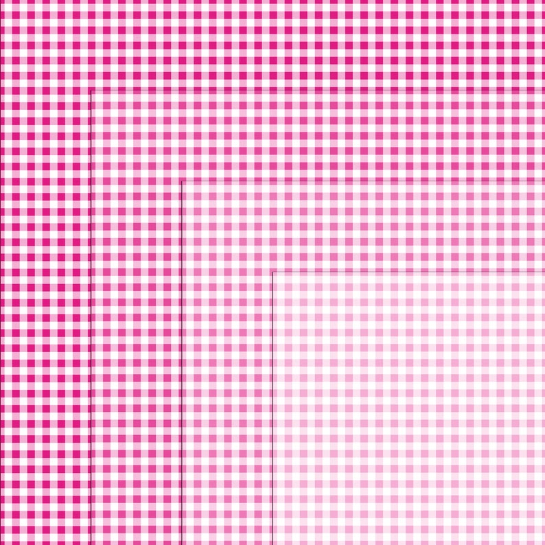 Shades of Pink Gingham Digital Paper. Pink Gingham Digital Paper ...