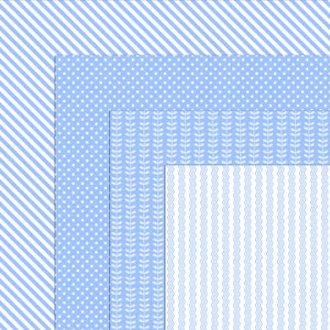 Pastel Blue Digital Paper With Light Texture. Seamless Blue Scrapbook ...