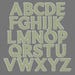 Sage Green Pattern Alphabet PNG Clipart (digital Download) - Etsy