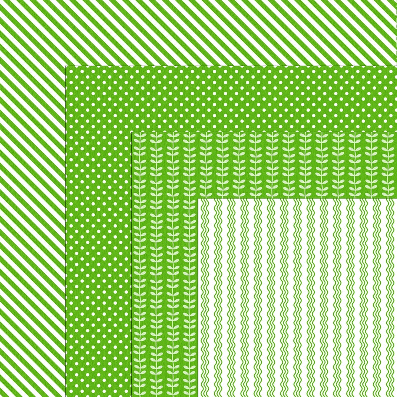 Kelly Green Digital Paper With Light Texture. Seamless Green Scrapbook ...