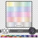 Lattice Digital Paper Pack. 100 Rainbow Colors. Seamless Patterns ...