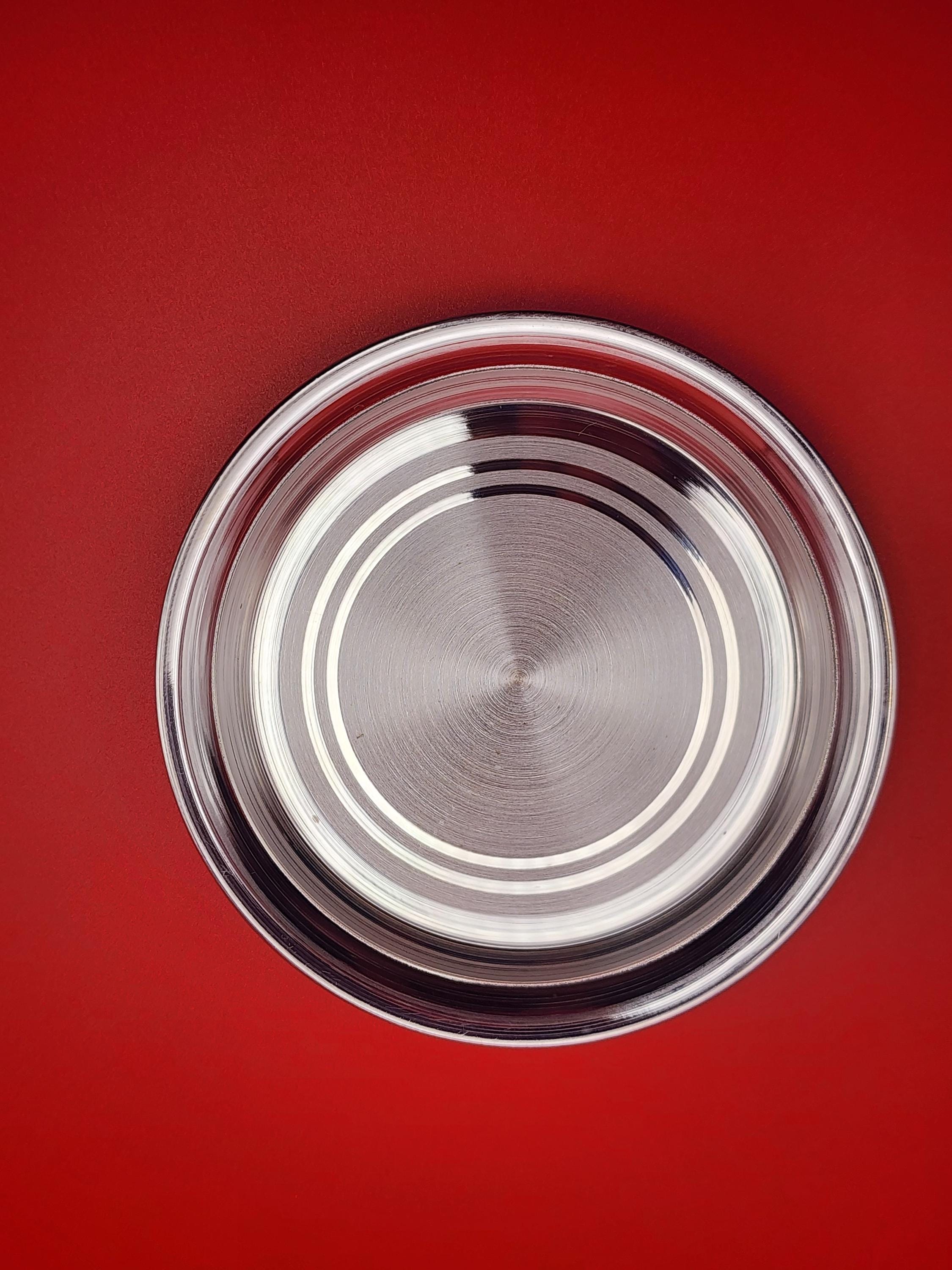 999 Pure Silver Plate/thali | 3.5 Inches Diameter - Etsy
