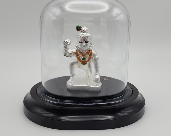 999 Pure Silver Radha Krishna Murti | Statue | Idol - Enclosed in ...
