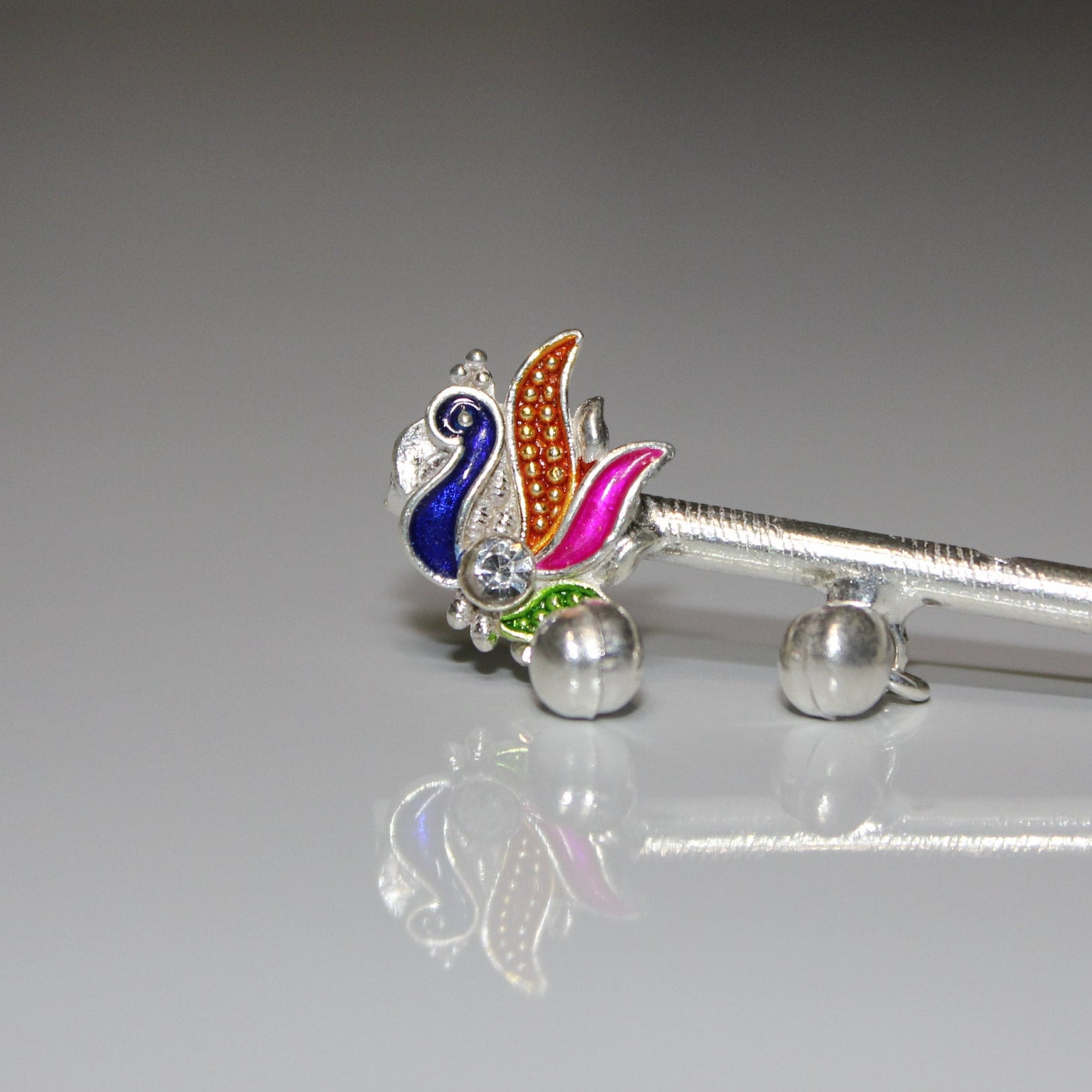 Silver Flute/bansuri for Laddu Gopal Ji Handmade Idol Krishna Flute - Etsy