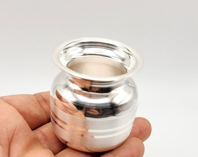 999 Pure Silver Kalash for Home Temple - Etsy