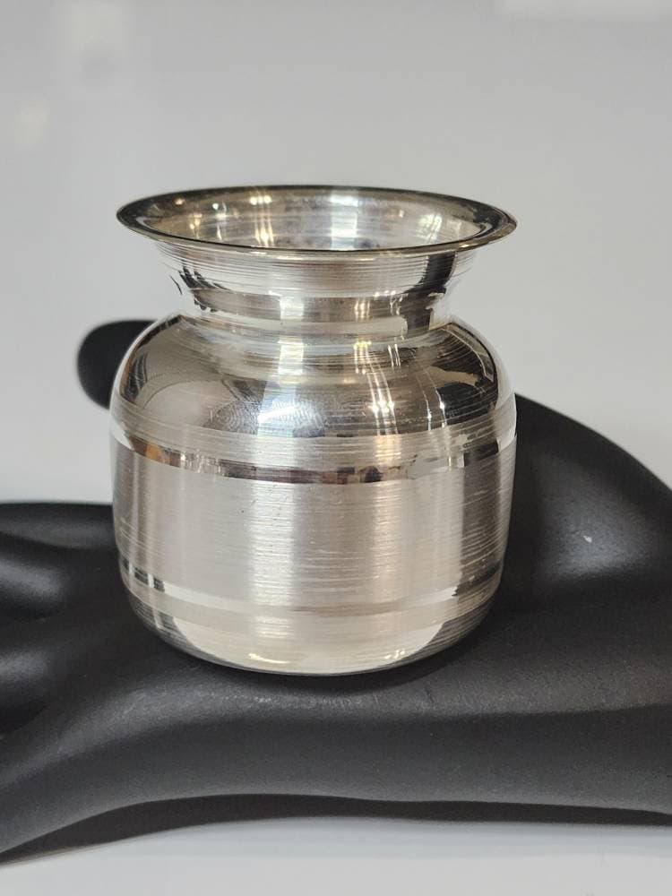999 Pure Silver Kalash for Home Temple Multiple Size Options - Etsy