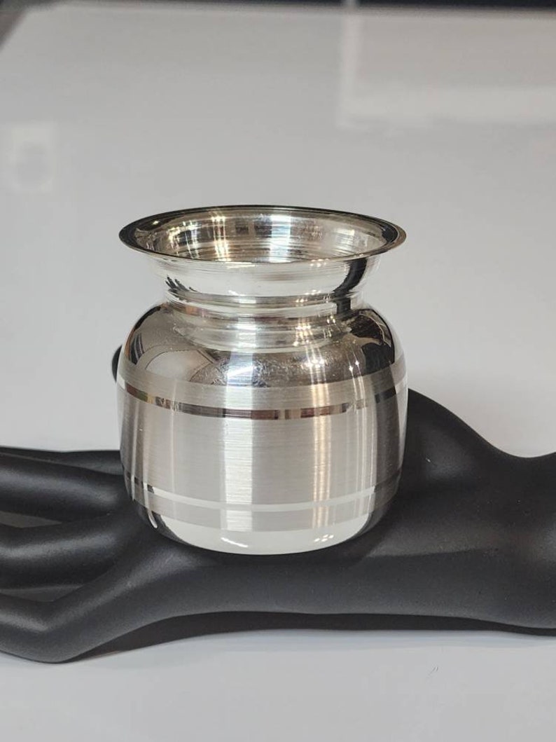 999 Pure Silver Kalash for Home Temple Multiple Size Options - Etsy