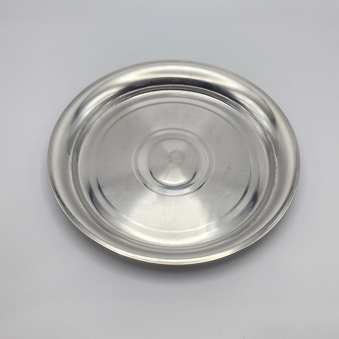 999 Pure Silver Plate/thali | 6 Inches Diameter - Etsy