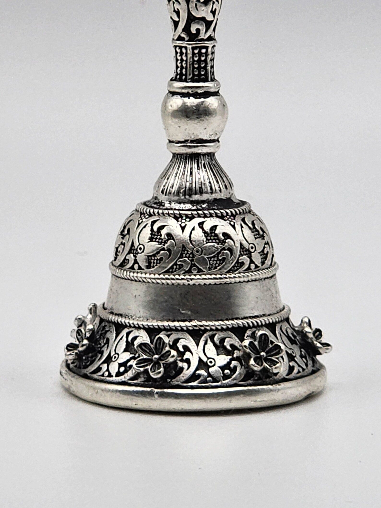 925 Oxidized Silver Puja Bell | Puja Ghanti - Etsy