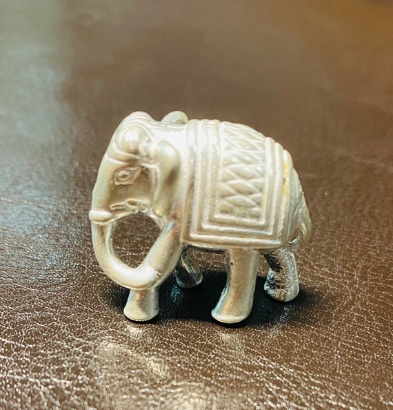 100% Pure Silver Elephant for Luck Prosperity and Happiness - Etsy