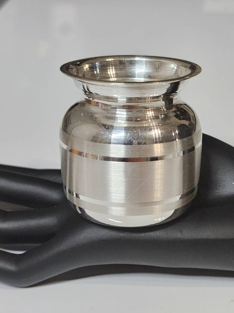 999 Pure Silver Kalash for Home Temple Multiple Size Options - Etsy
