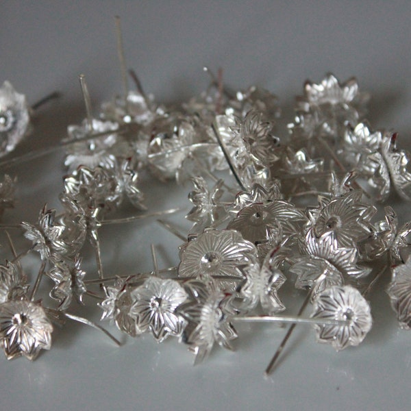 Silver Pooja Flowers - Etsy