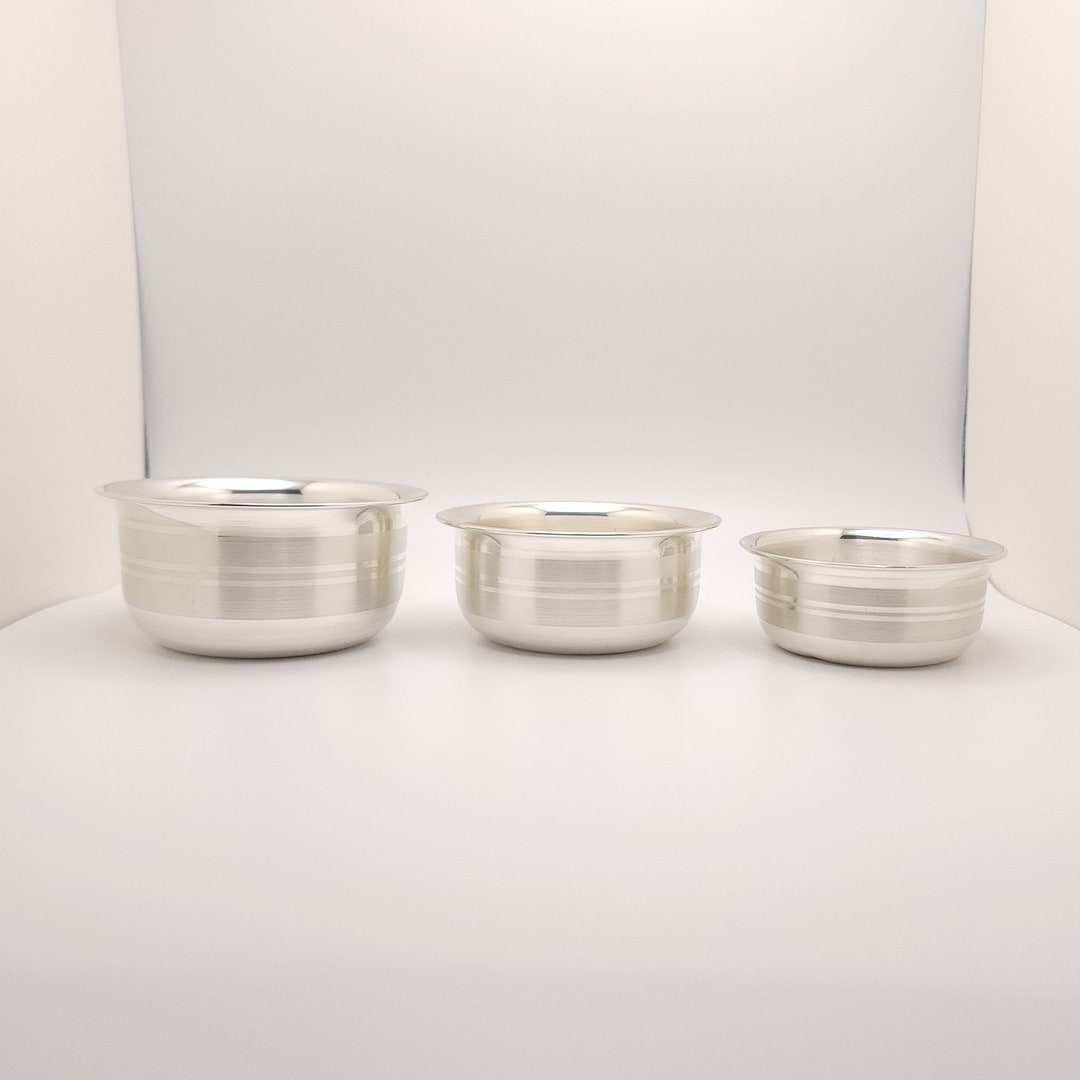 999 Pure Silver Bowl | Multiple Size Options | Design 2 - Etsy