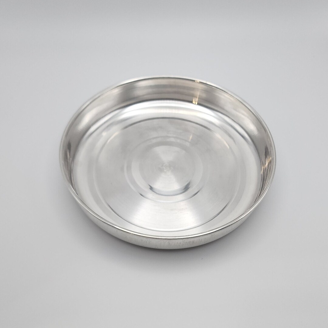 999 Pure Silver Plate/thali With Edge | 5.25 Inches Diameter - Etsy