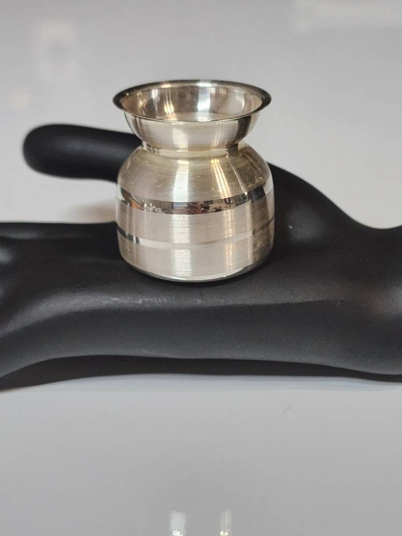 999 Pure Silver Kalash for Home Temple Multiple Size Options - Etsy