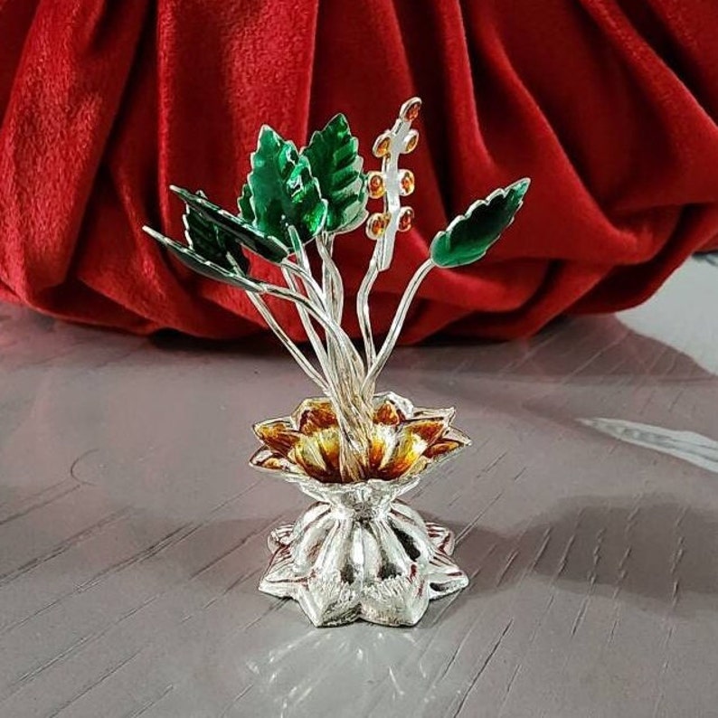 Silver Tulsi | Tulasi | Thulsi Plant Symbol of "purity and Devotion ...